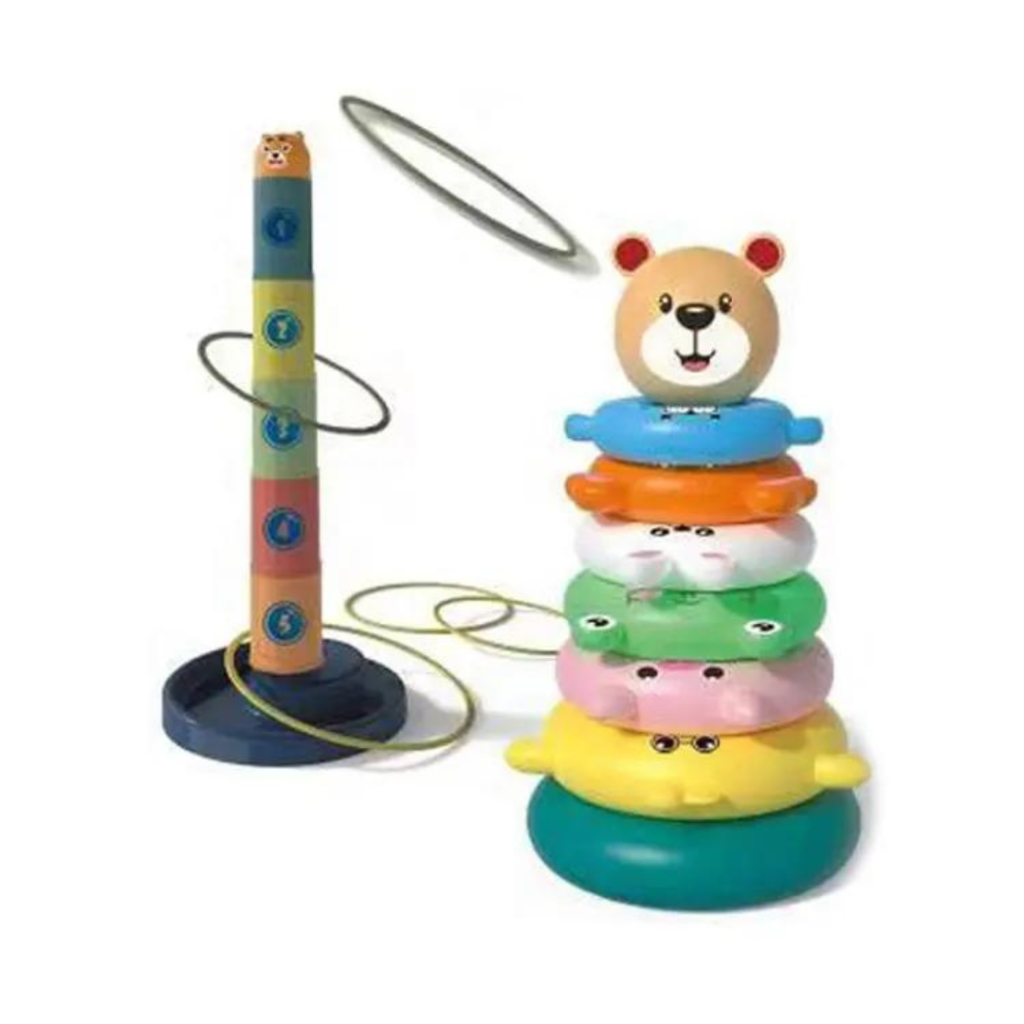 Juguete niños apilar encastre Pack 2 en 1 Juego didáctico | Mapamundi e ...