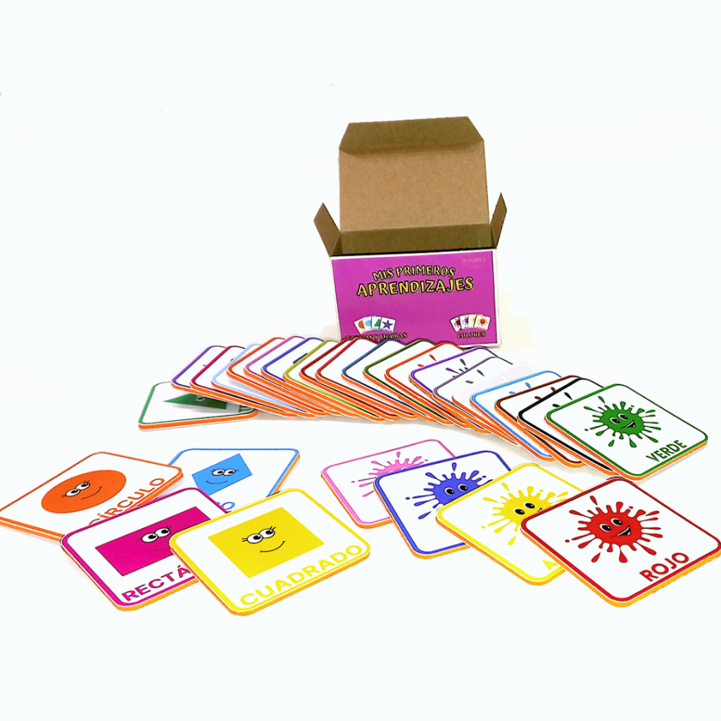Tarjetas didácticas colores formas Primeros Aprendizajes niños ...